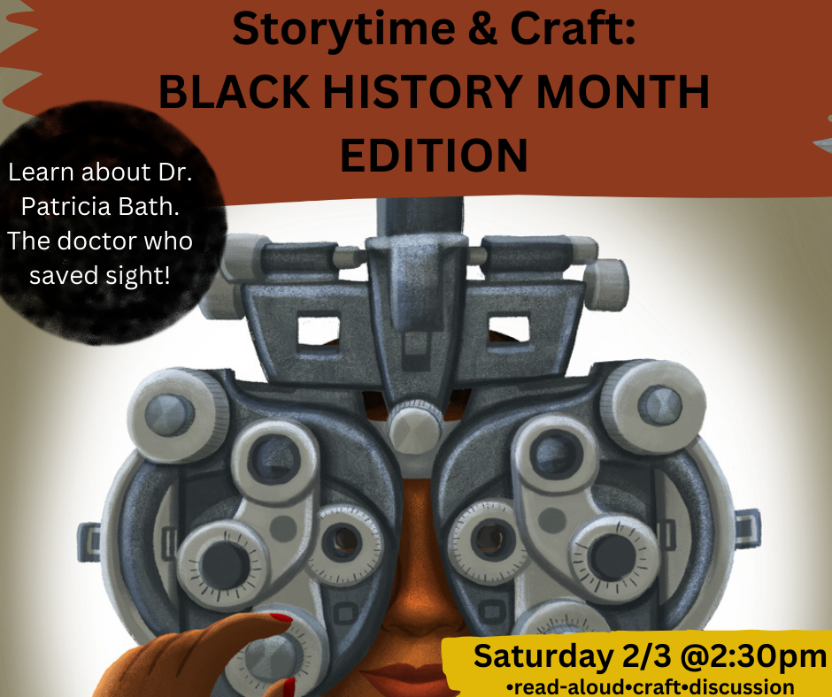 BLACK HISTORY MONTH SERIES: Dr. Patricia Bath – sunrisebookstore
